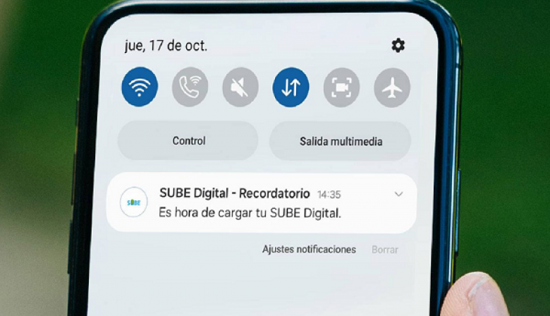 SUBE Digital: cómo activar el recordatorio que avisa cuando el saldo ...